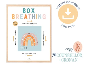 Square Breathing Poster - Etsy