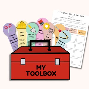 Coping Skills Tool Box Feelings Poster Calming Down Corner - Etsy