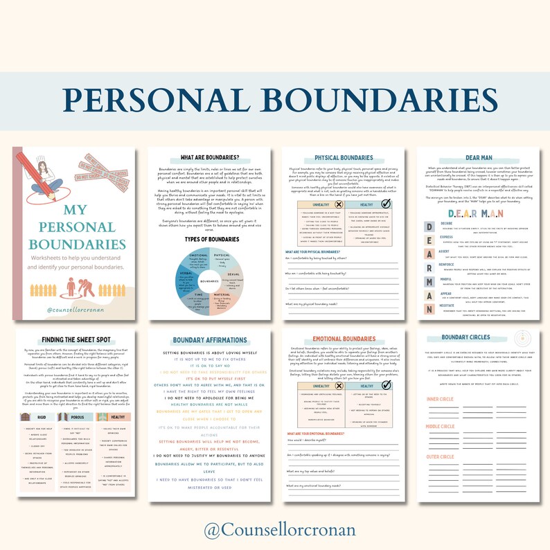 Therapy Worksheet Mega Bundle Trauma Therapy Teen Mental - Etsy