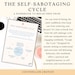 Self Sabotage Quiz, Therapy Worksheets, Self Love Journal, Self ...