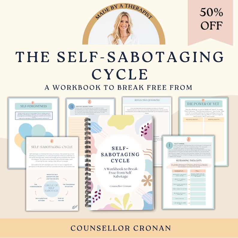 Self Sabotage Quiz, Therapy Worksheets, Self Love Journal, Self ...