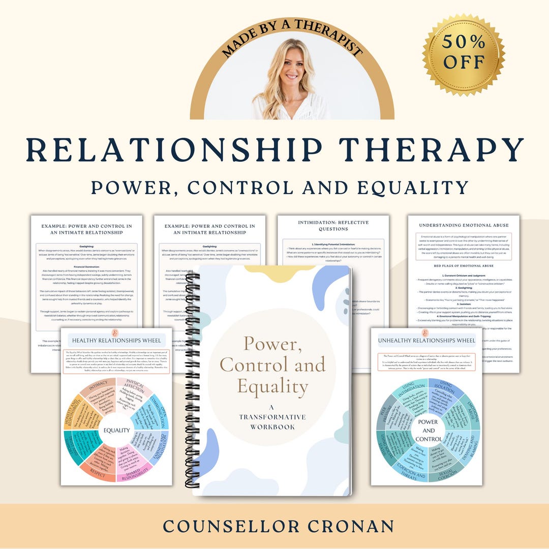 Relationships Therapy Workbook, Power Control and Equality. Couples ...