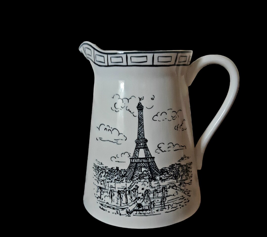 MIKASA Parisian Scenes Susan Steinberg Pitcher Tall Jug KT534 - Etsy
