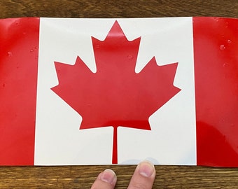 Canadian Flag / Canada Maple Leaf Vinyl Decal Sticker - Etsy