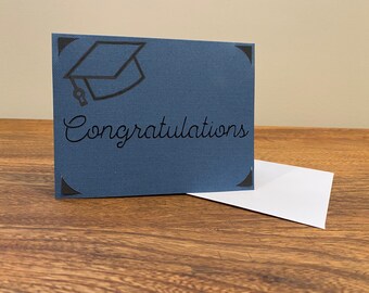 Graduation Card and Party Hat Printable With Congratulations on Your ...