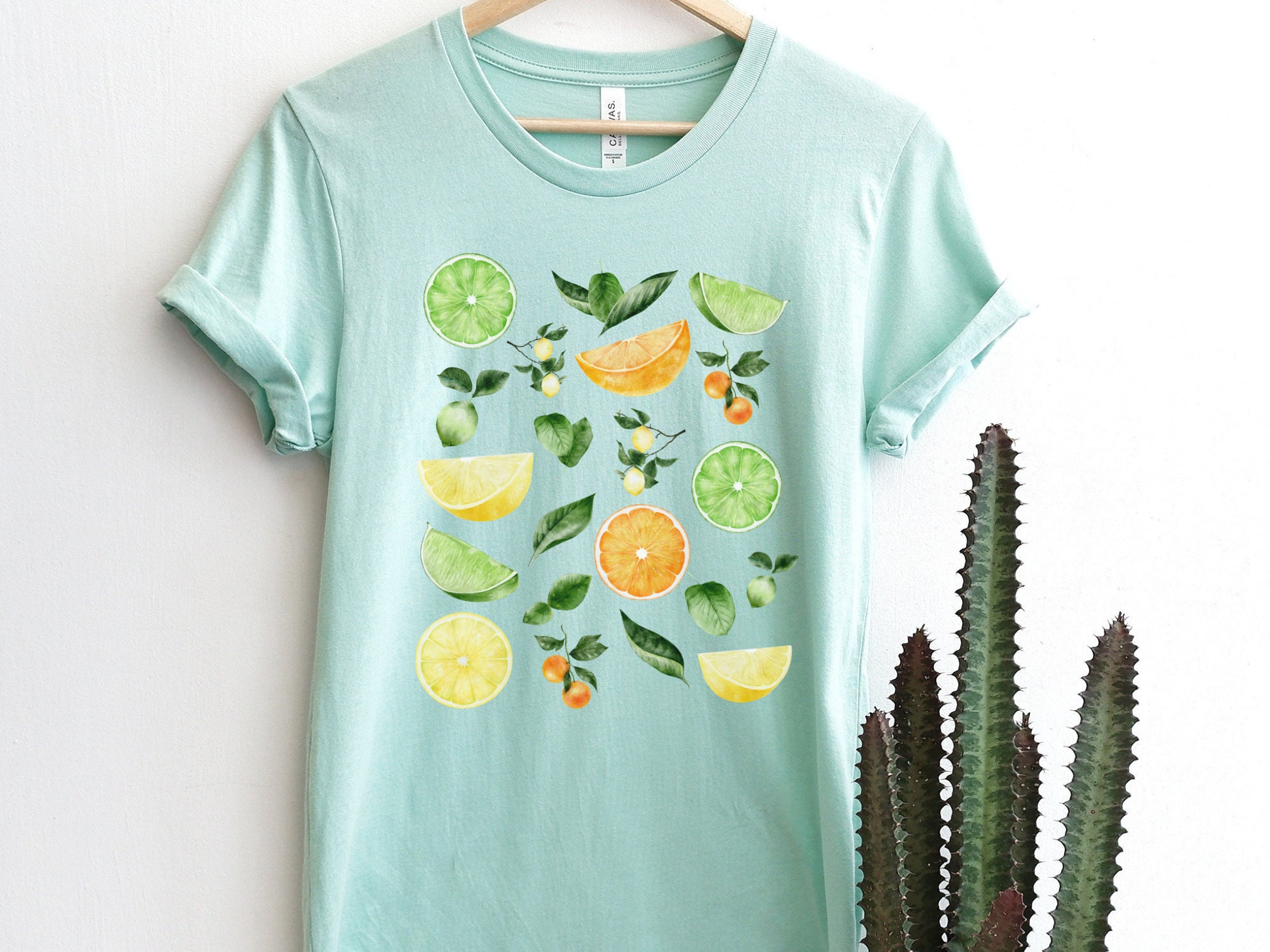 Lemon Cottagecore Shirt | Citrus Fruit Tshirt | Botanical Print ...
