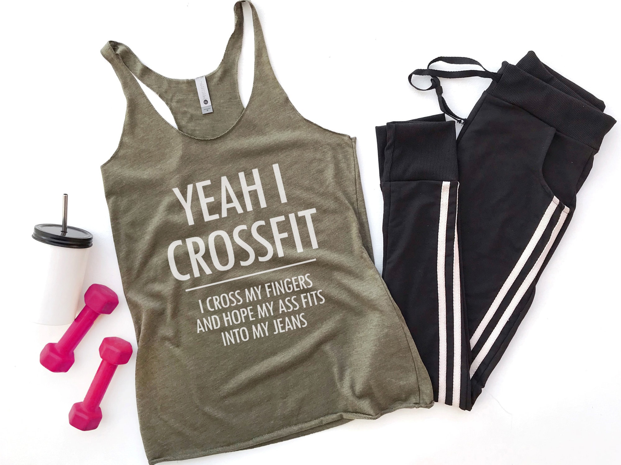 Yeah I Crossfit Tank | Crossfit Tank Women | Fitness Shirt | Gift for ...