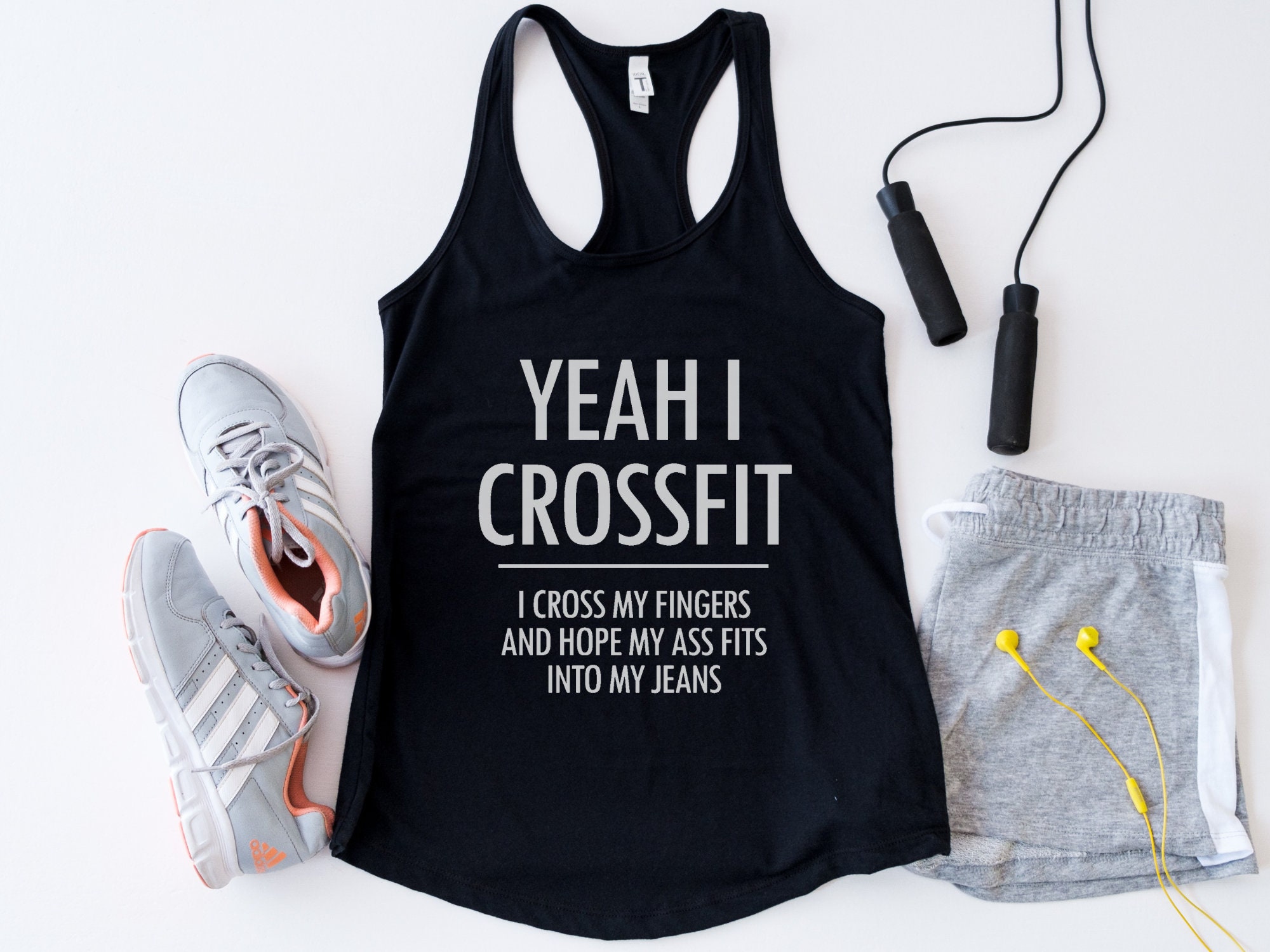Yeah I Crossfit Tank | Crossfit Tank Women | Fitness Shirt | Gift for ...