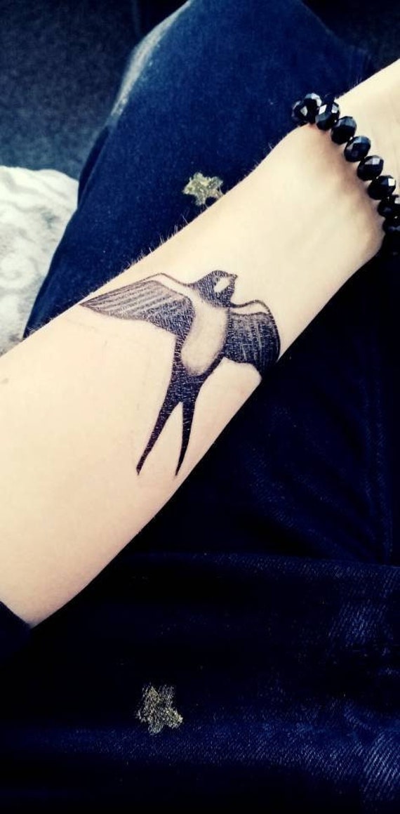 Bird Tattoo On Hand