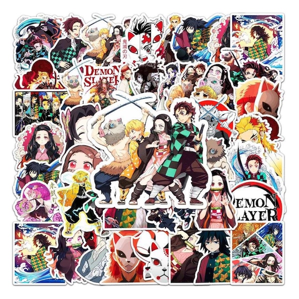Demon Slayer Stickers - Etsy