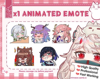 Luocha Emote Honkai Star Rail Twitch Emote Discord Emote - Etsy