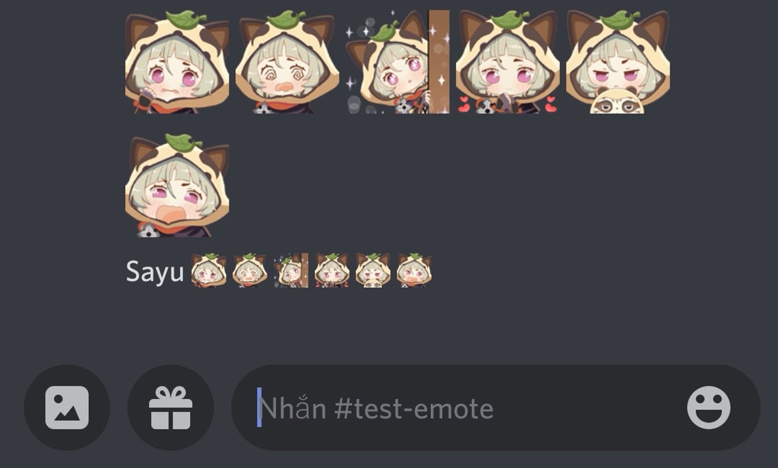 Sayu Emote Genshin Impact Pack Twitch Emote Discord Emote - Etsy