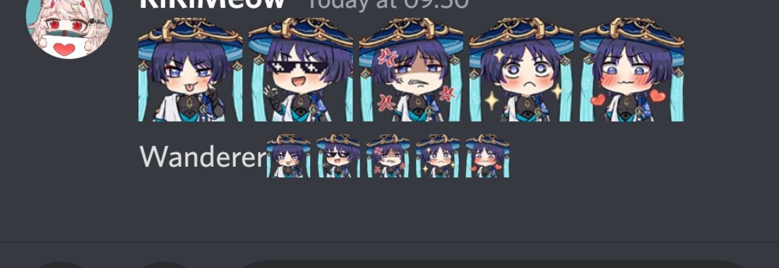 Wanderer Emote Genshin Impact Scaramouche Emote Twitch - Etsy UK