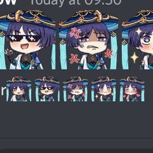 Wanderer Emote Genshin Impact - Scaramouche Emote- Twitch Emote ...