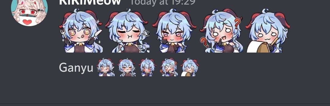 Ganyu Emote Genshin Impact Twitch Emote Discord Emote - Etsy Hong Kong