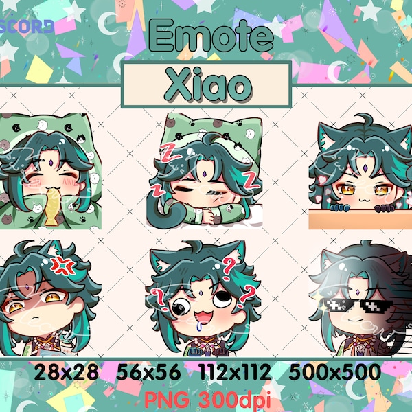 Genshin Xiao Emote - Etsy
