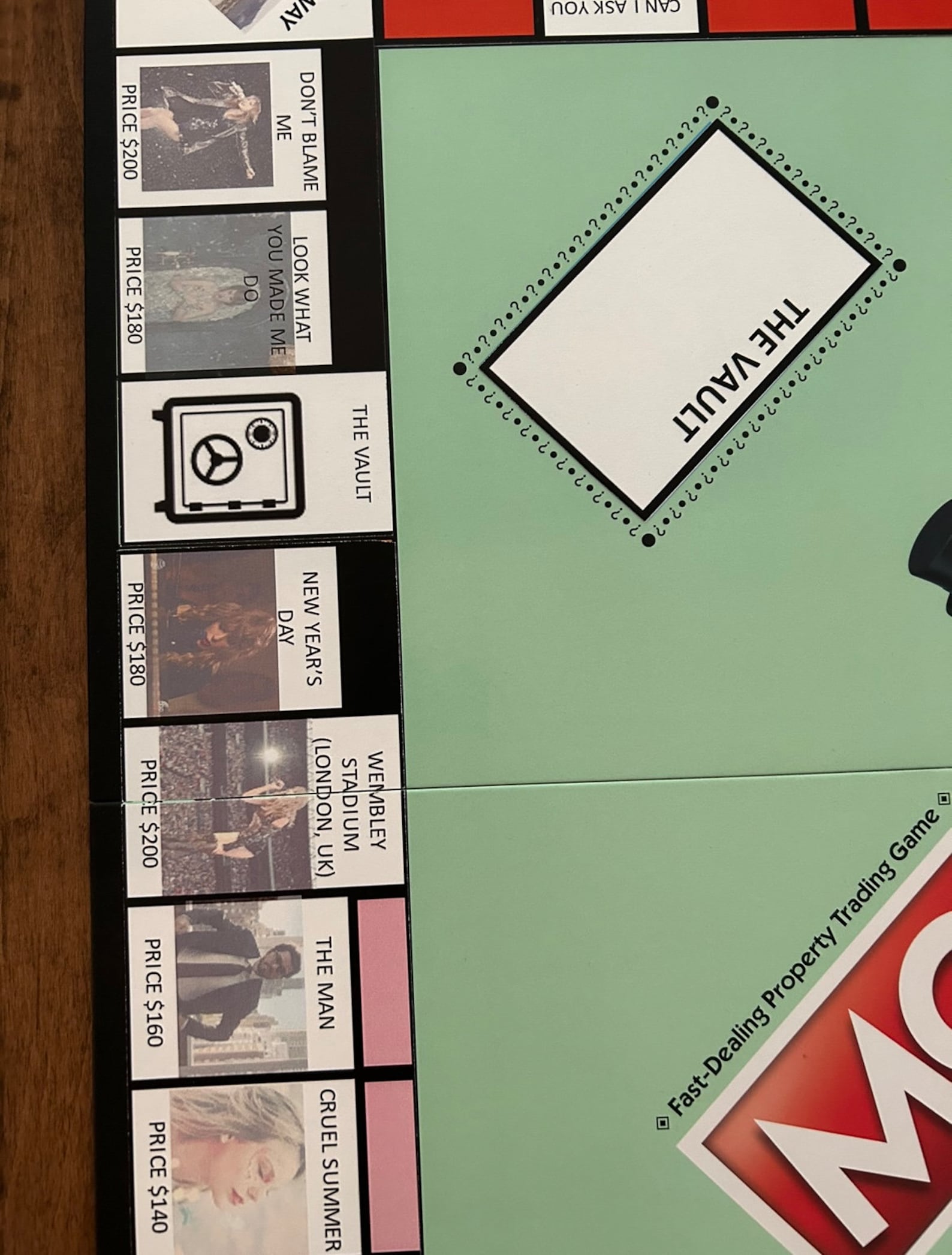 Taylor Swift Monopoly - DIGITAL TEMPLATE - Board Games - Etsy