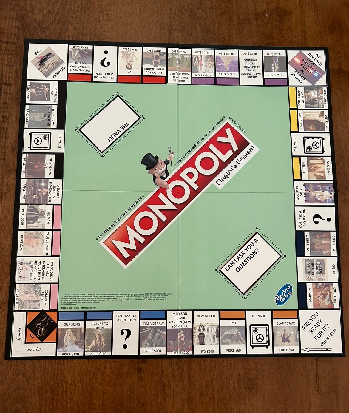 Taylor Swift Monopoly - DIGITAL TEMPLATE - Board Games - Etsy