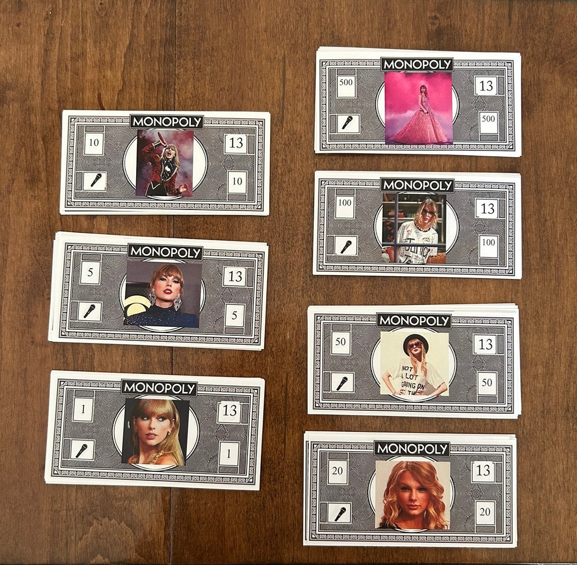 Taylor Swift Monopoly - DIGITAL TEMPLATE - Board Games - Etsy