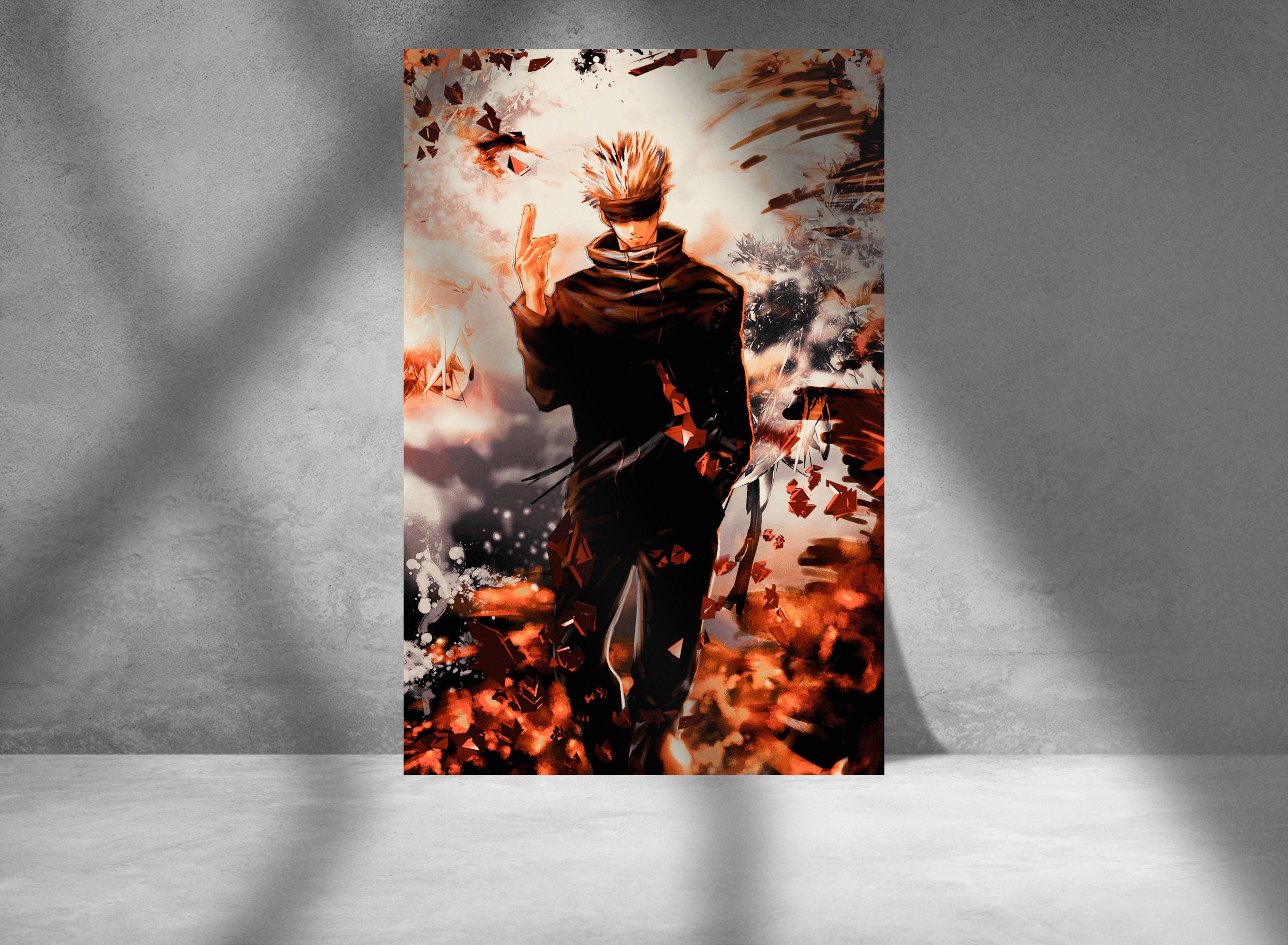 Jujutsu Kaisen Poster Satoru Gojo Poster Satoru Gojo Art | Etsy
