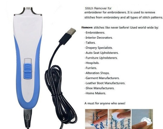 Embroidery Stitch Remover Machine, Stitch Eraser, Embroidery Stitch ...