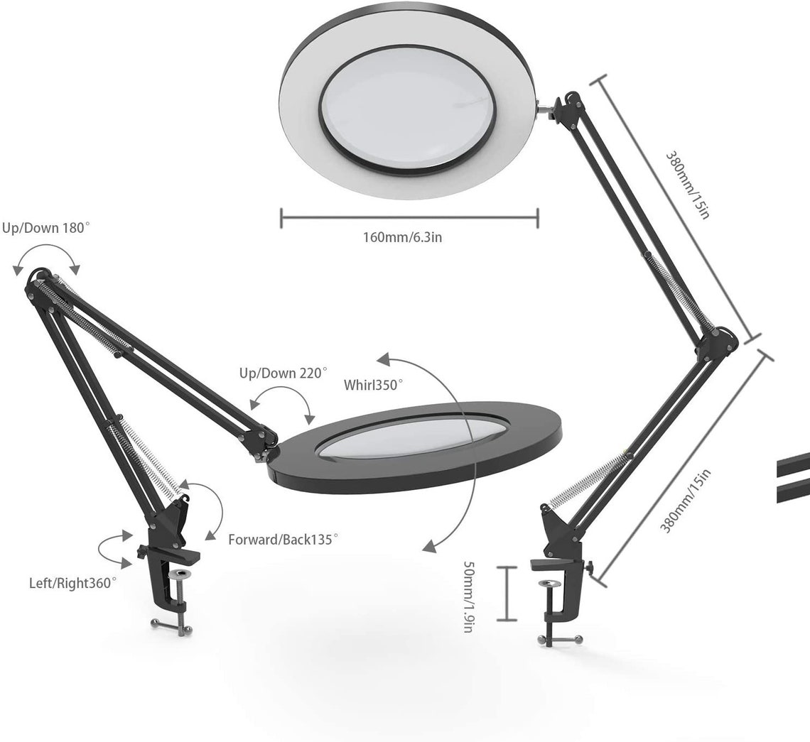 Magnifier Lens With Led Light | Etsy