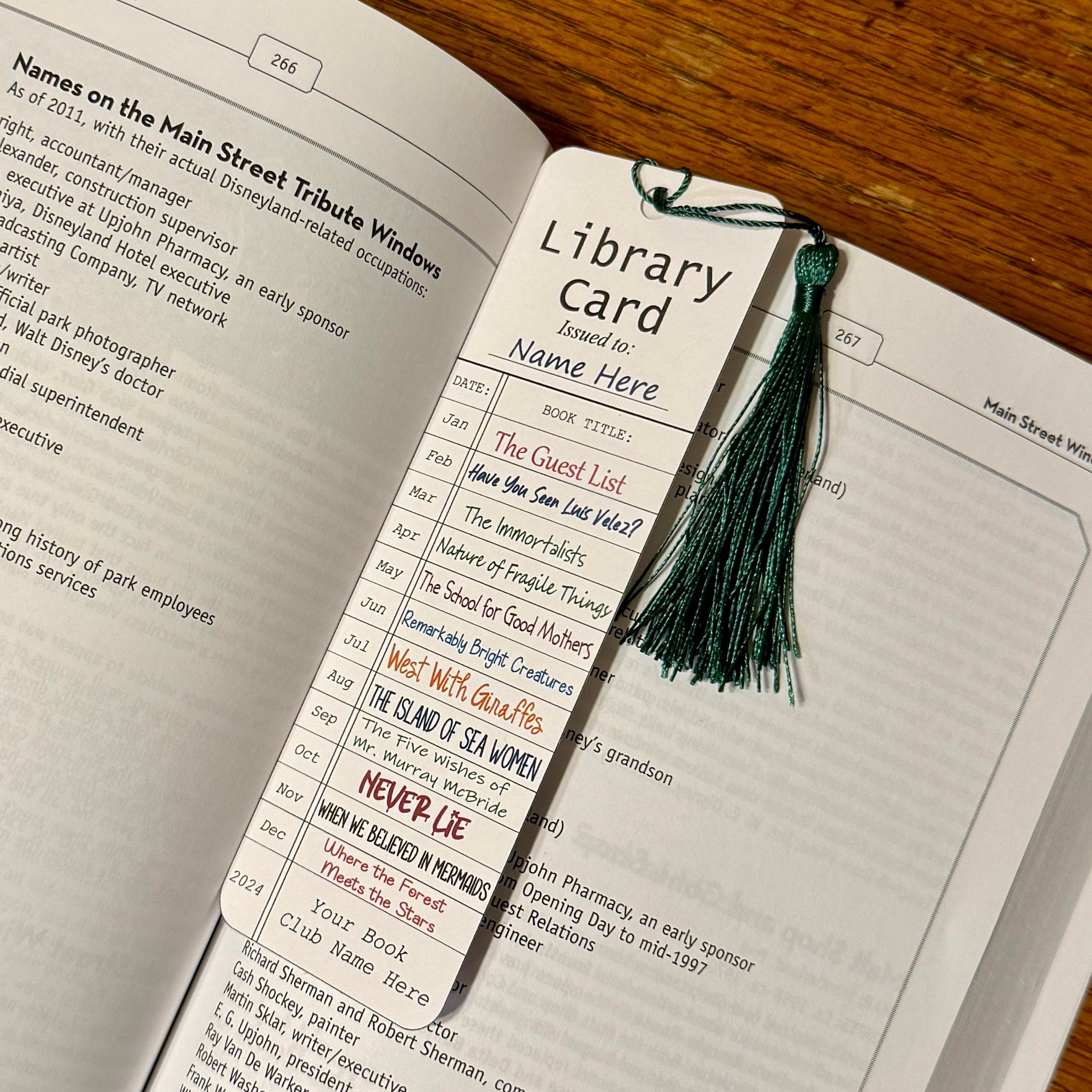 Printable Custom Bookmarks, Book Club, Reading List, Gifts for Book ...