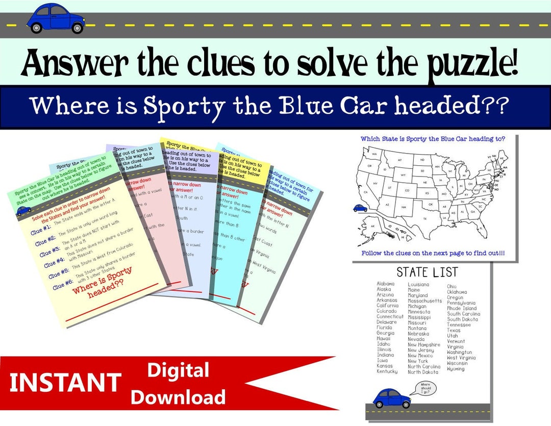 Printable Activities for Kids, Map Printable, Printable USA Map, Puzzle ...