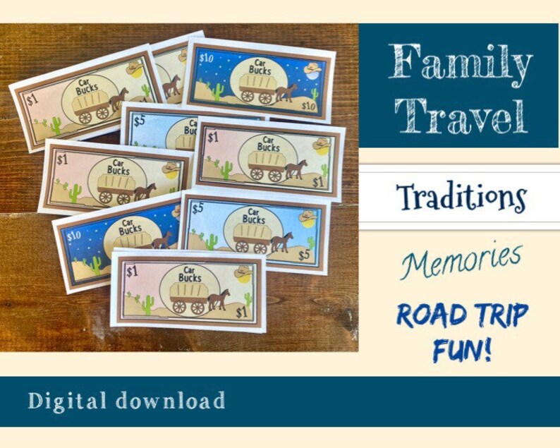 Printable Travel Game for Kids Road Trip Games Family | Etsy