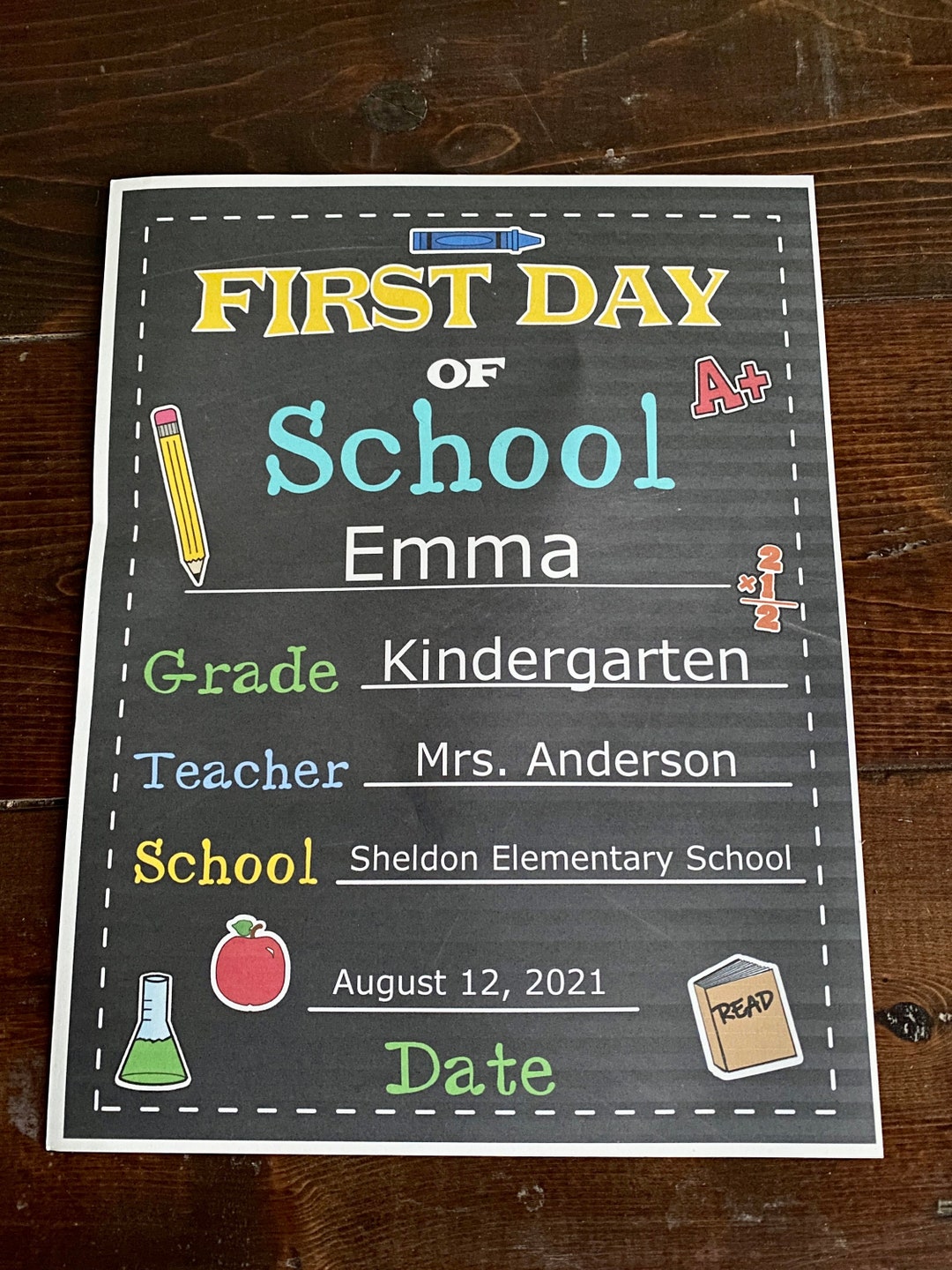 Letrero de regreso a la escuela imprimible, letrero de regreso a la ...