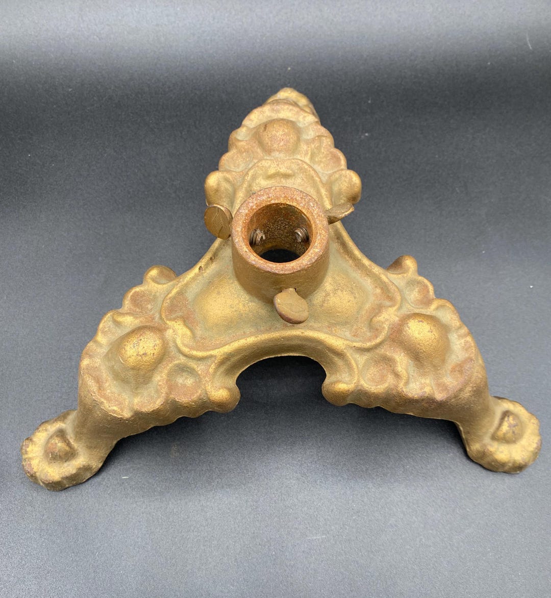 Ornate Cast Iron Flag Pole Stand/base - Annin and Co New York XI - Etsy