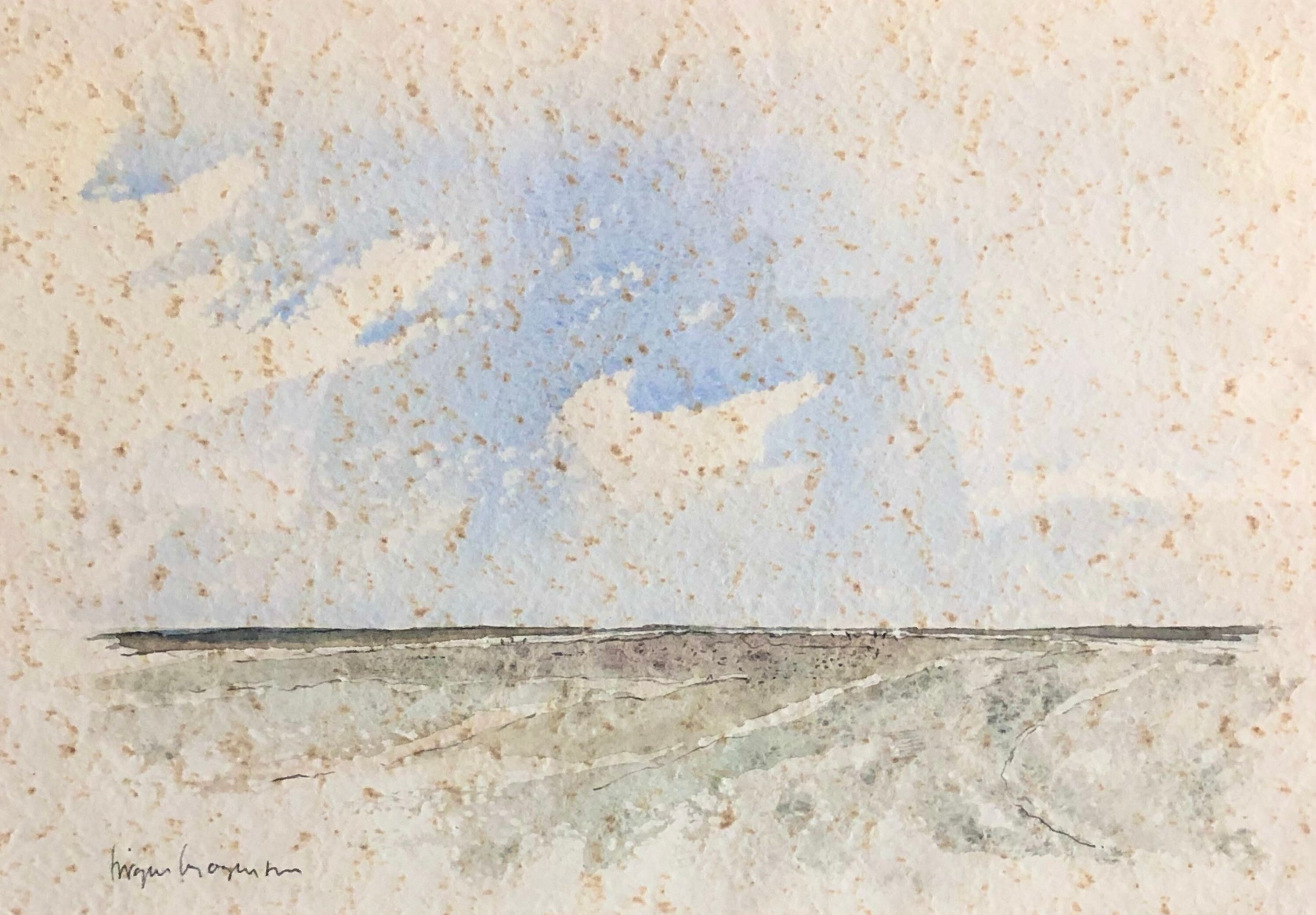 discount sale online store Original Danish watercolour with motive from ...