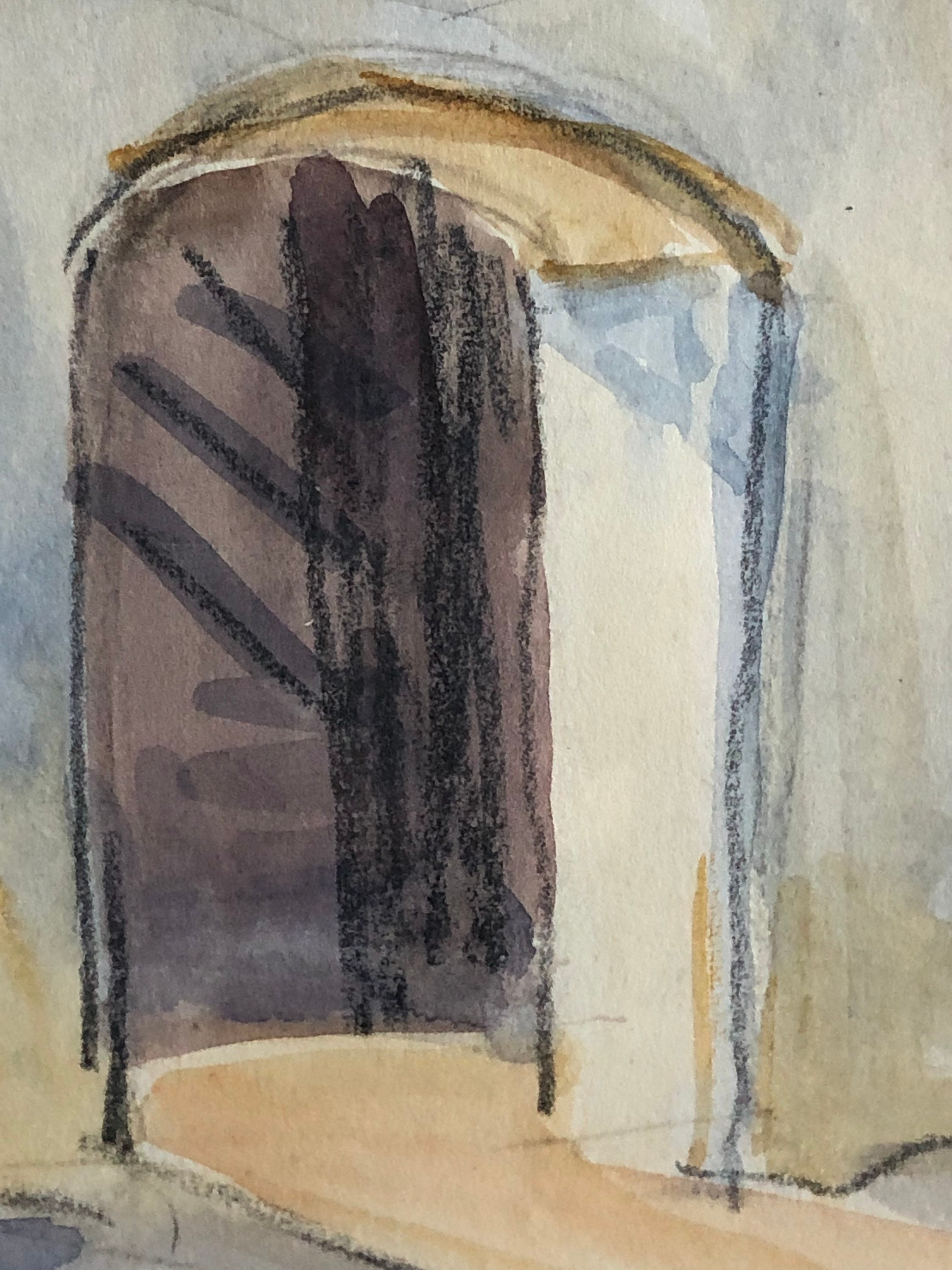 Troels Trier 1879-1962 Watercolor Original Danish Art From the Early ...