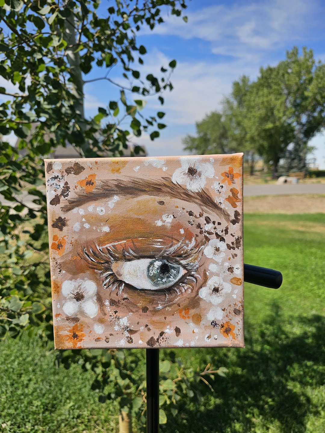 Golden Eye Original Painting - Etsy