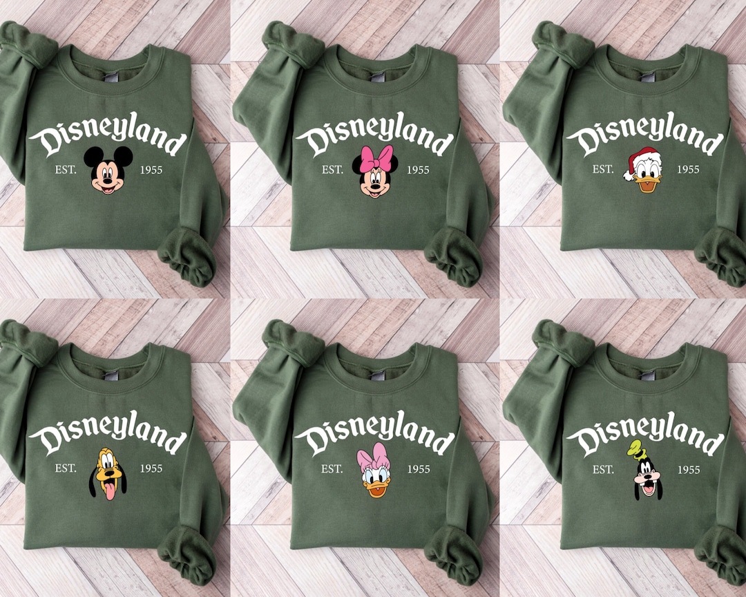 Disney Characters Sweatshirt, Disney Sweatshirt, Disney Shirts , Disney ...