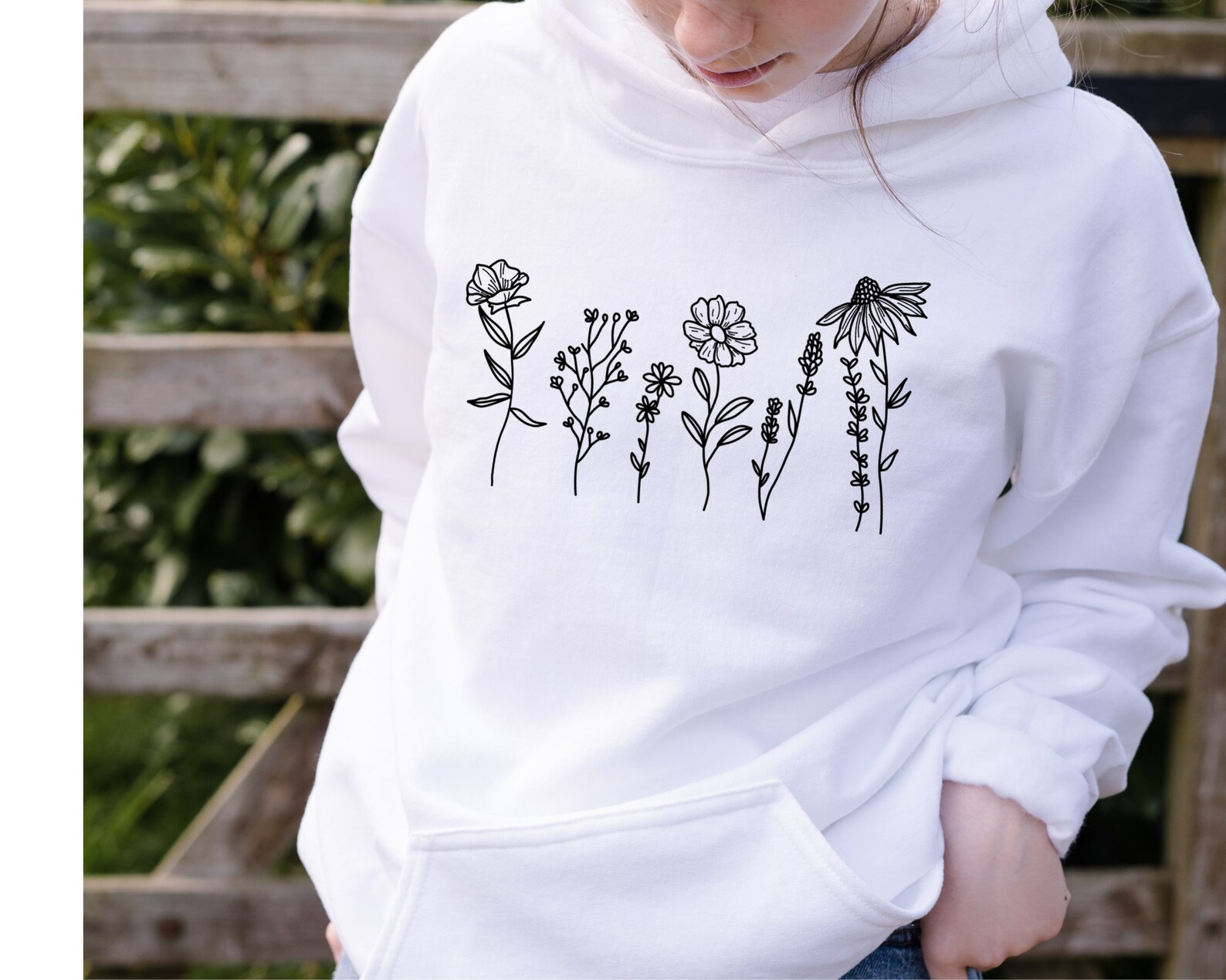 Flower Sweatshirt Flower Hoodie Women Hoodie Sweatshirts - Etsy