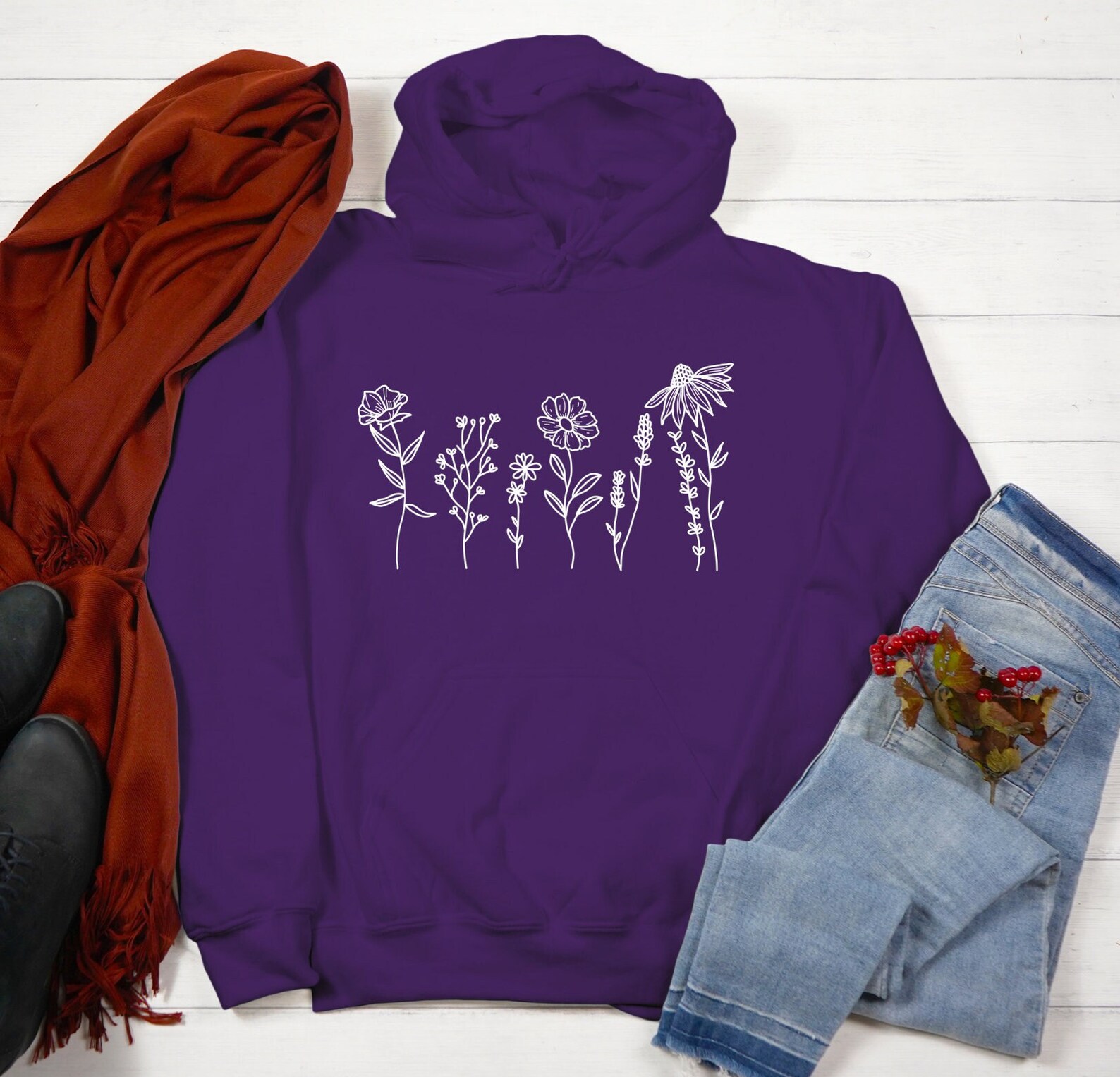 Flower Sweatshirt Flower Hoodie Women Hoodie Sweatshirts - Etsy