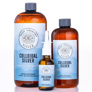 Colloidal Silver Nano Silver Solution Immune Support Ionic Colloidal ...