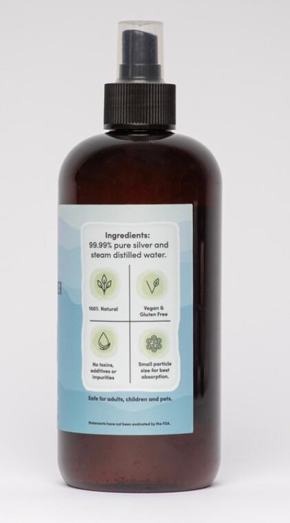 Colloidal Silver Acne Spray, Natural Skin Treatment, Acne Remedy, Clear Skin Solution - Etsy