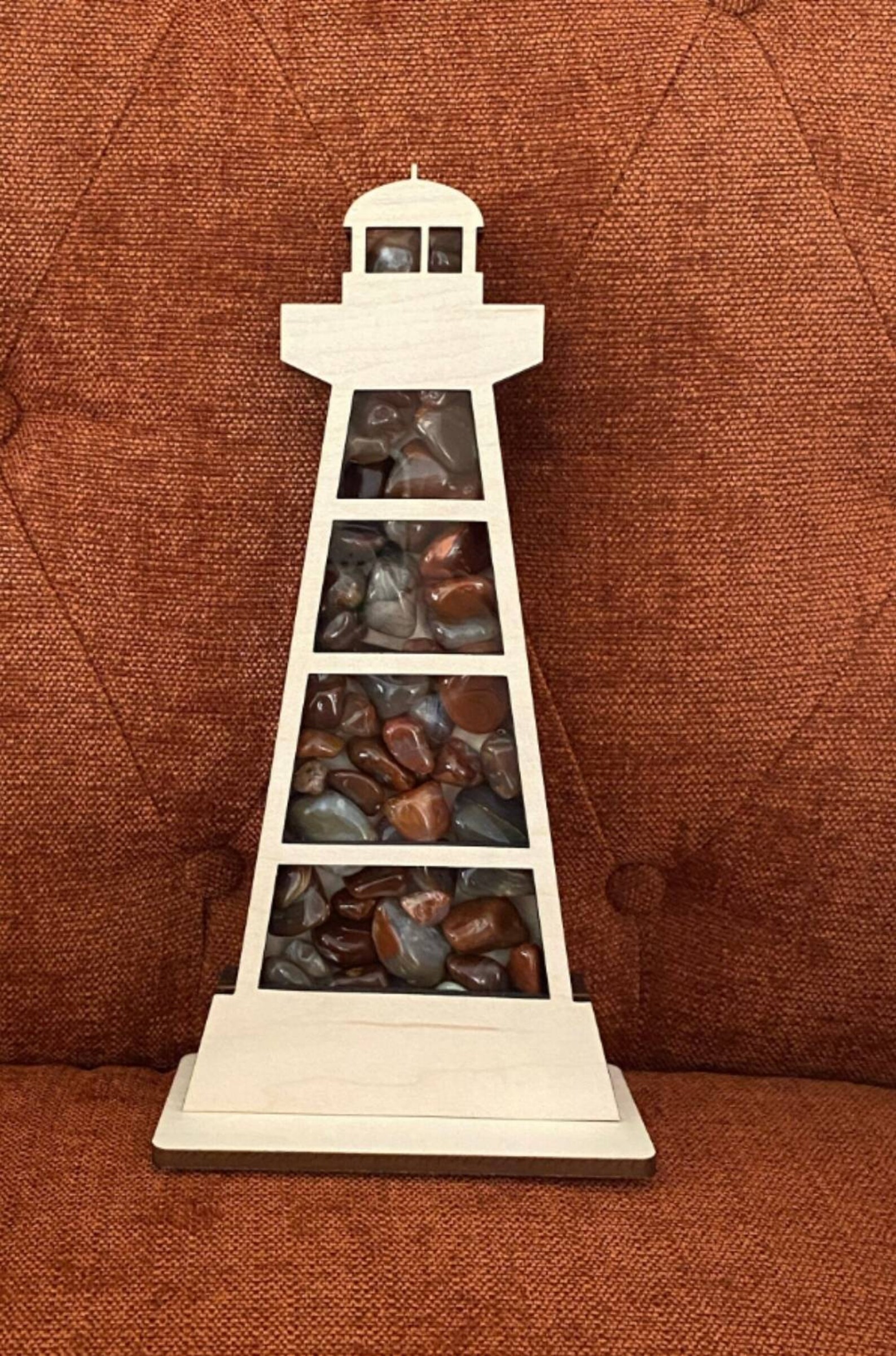 Lighthouse Shadow Box for Lake Superior Agates Beach Glass - Etsy