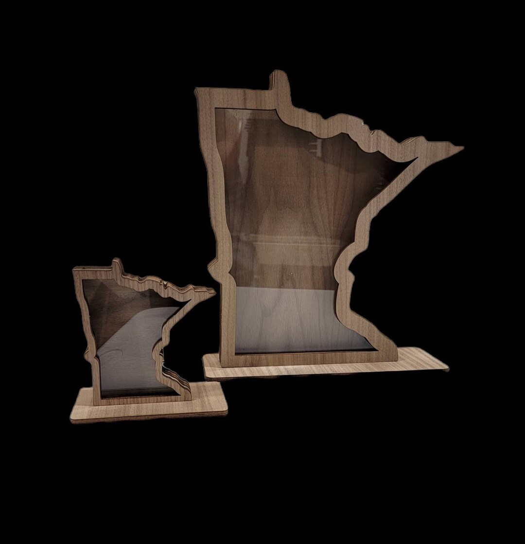 Minnesota Shadow Box the Original in Walnut for Lake Superior Agates ...