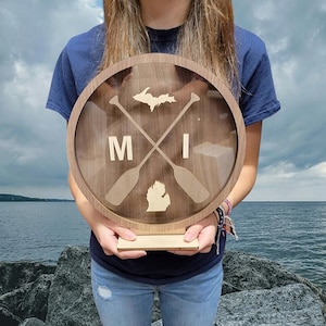 Michigan Shadow Box for Lake Superior Agates, Sea Glass, Petoskey ...