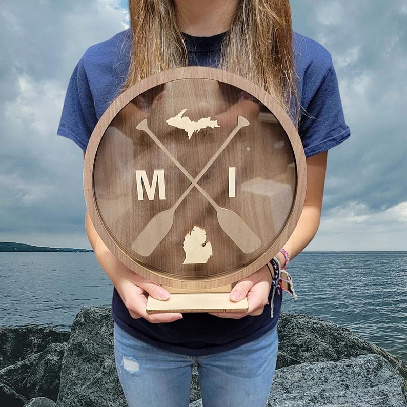 Michigan Shadow Box for Lake Superior Agates, Sea Glass, Petoskey ...