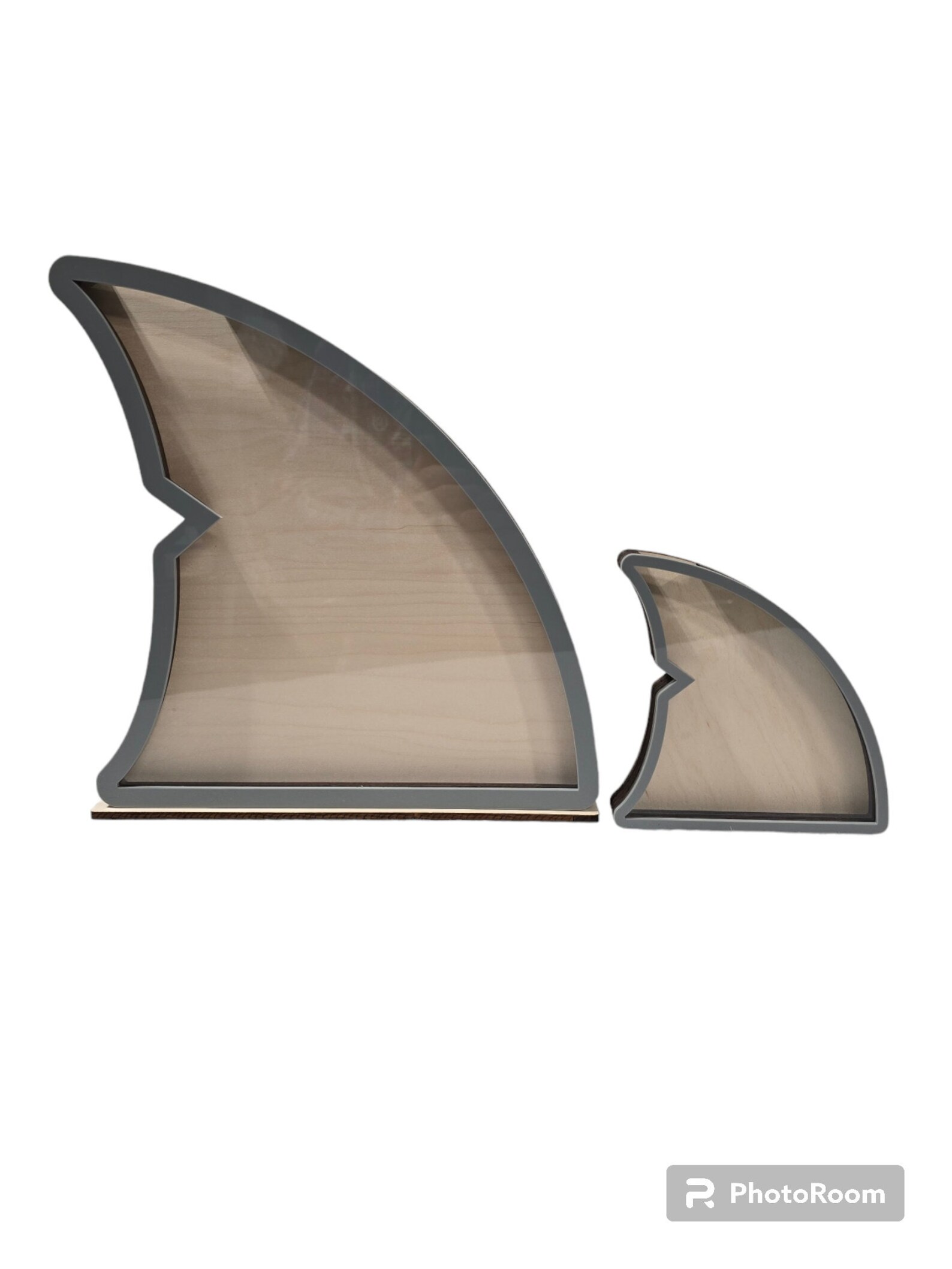 Shark Fin Shadow Box: Beach Keepsake Display for Shark Teeth | Sea ...