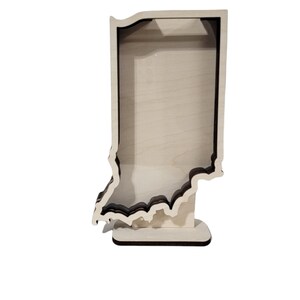 Indiana Shadow Box for Agates, Rocks, Beach Glass, Sea Glass, Shark ...