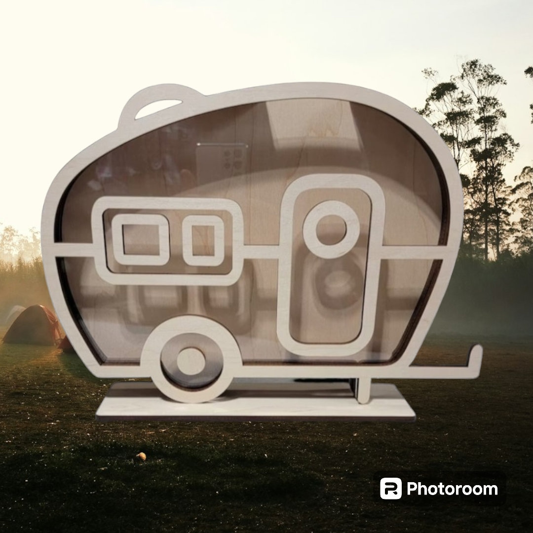 Camper Shadow Box *large Size for Lake Superior Agates, Beach Glass ...