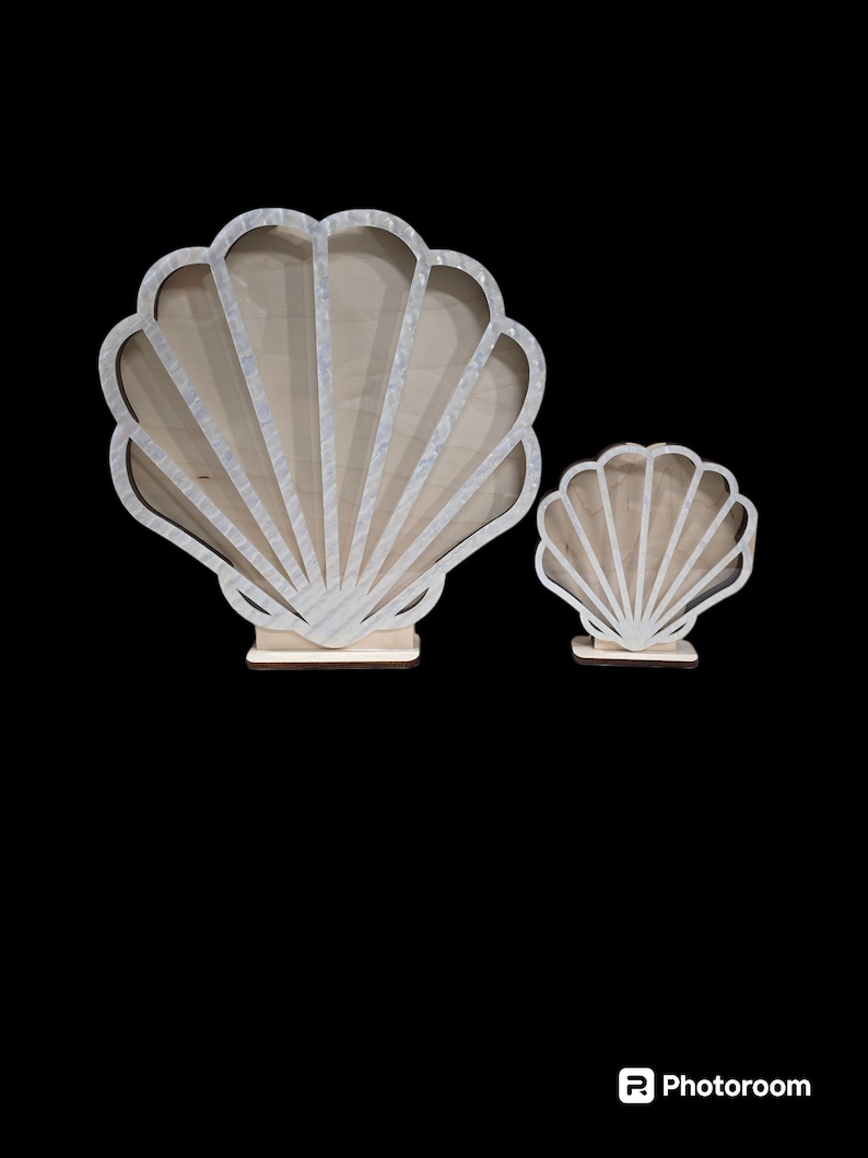 Seashell Shadow Box "pearl" Beach Glass Display, - Etsy