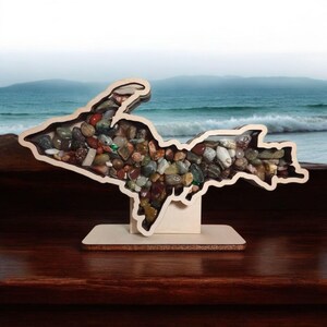 Michigan Upper Peninsula Shadow Box for Lake Superior Agates ...