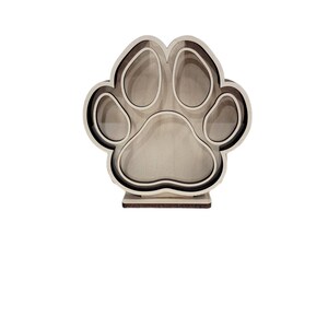 Dog Paw Shadow Box for Your Lake Superior Agates, Beach Glass, Etc - Etsy