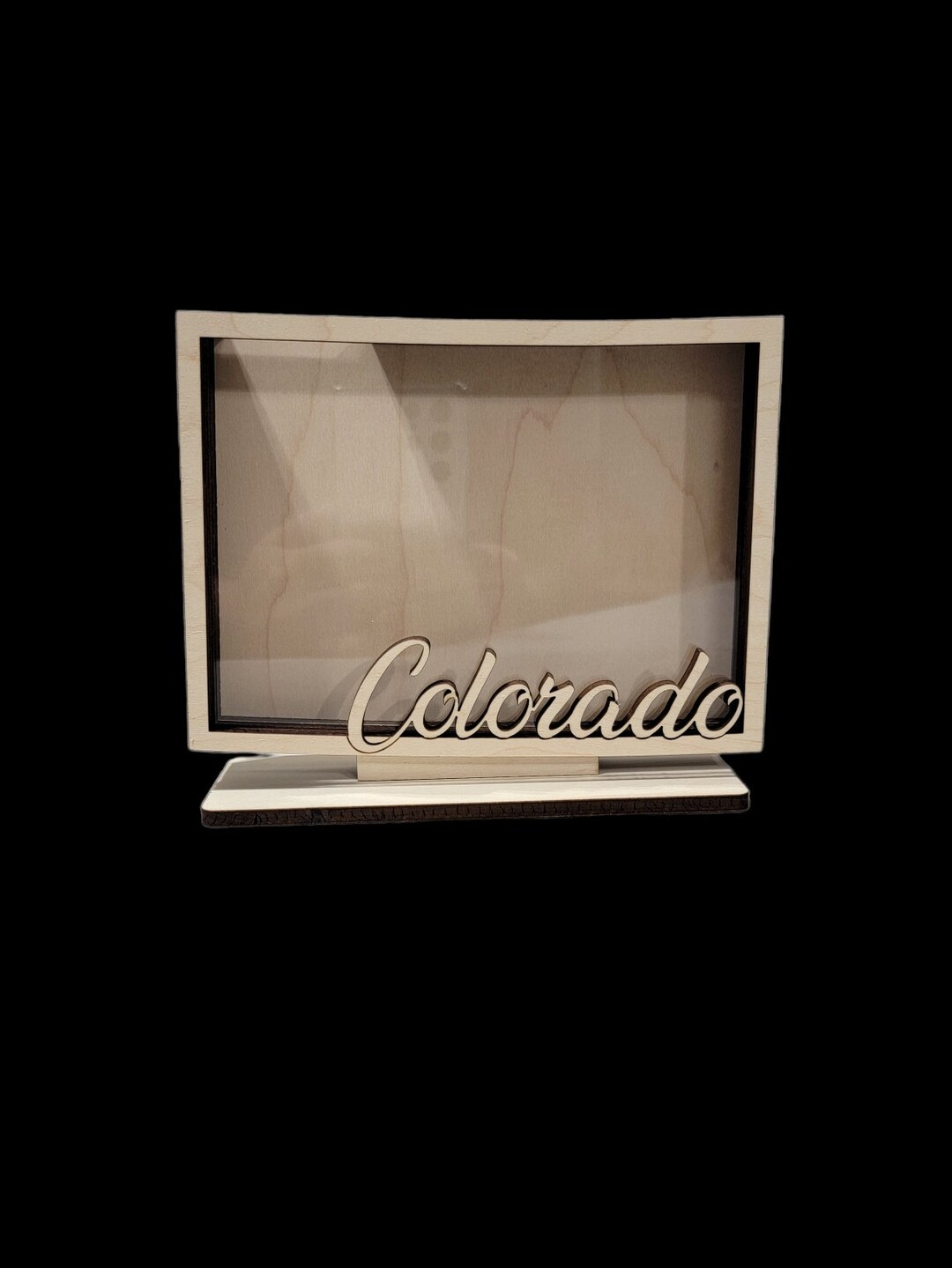 Colorado Shadow Box for Agates, Beach Glass, Crystals, Sea Glass, Rocks ...